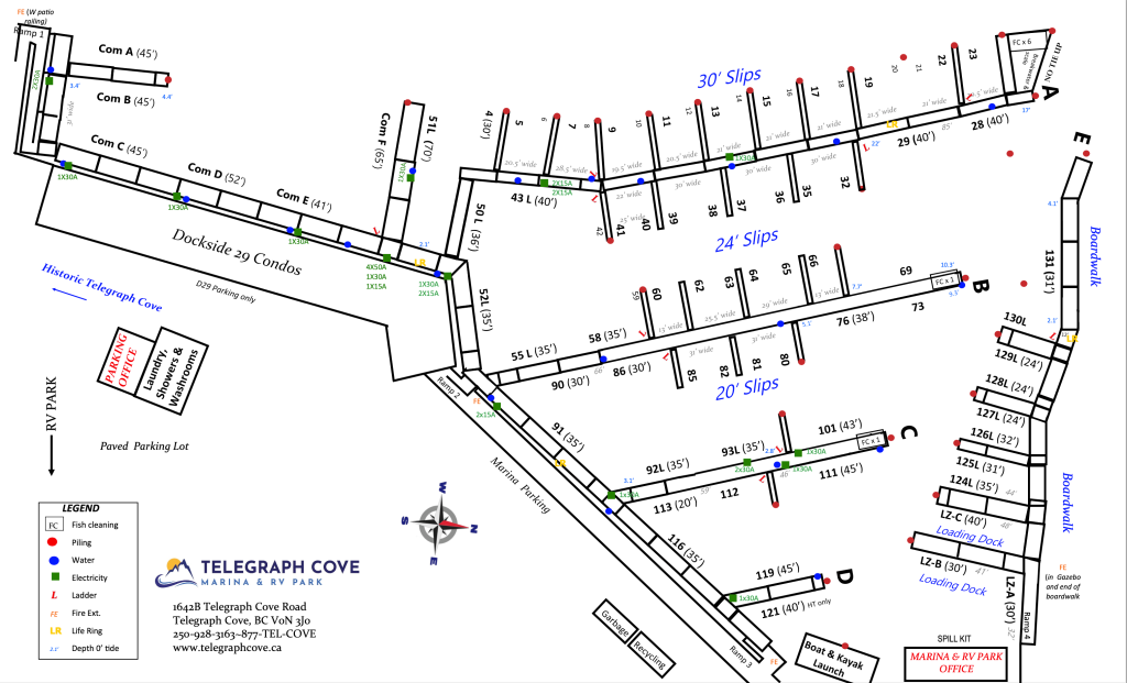Marina - Telegraph Cove Marina & RV Park