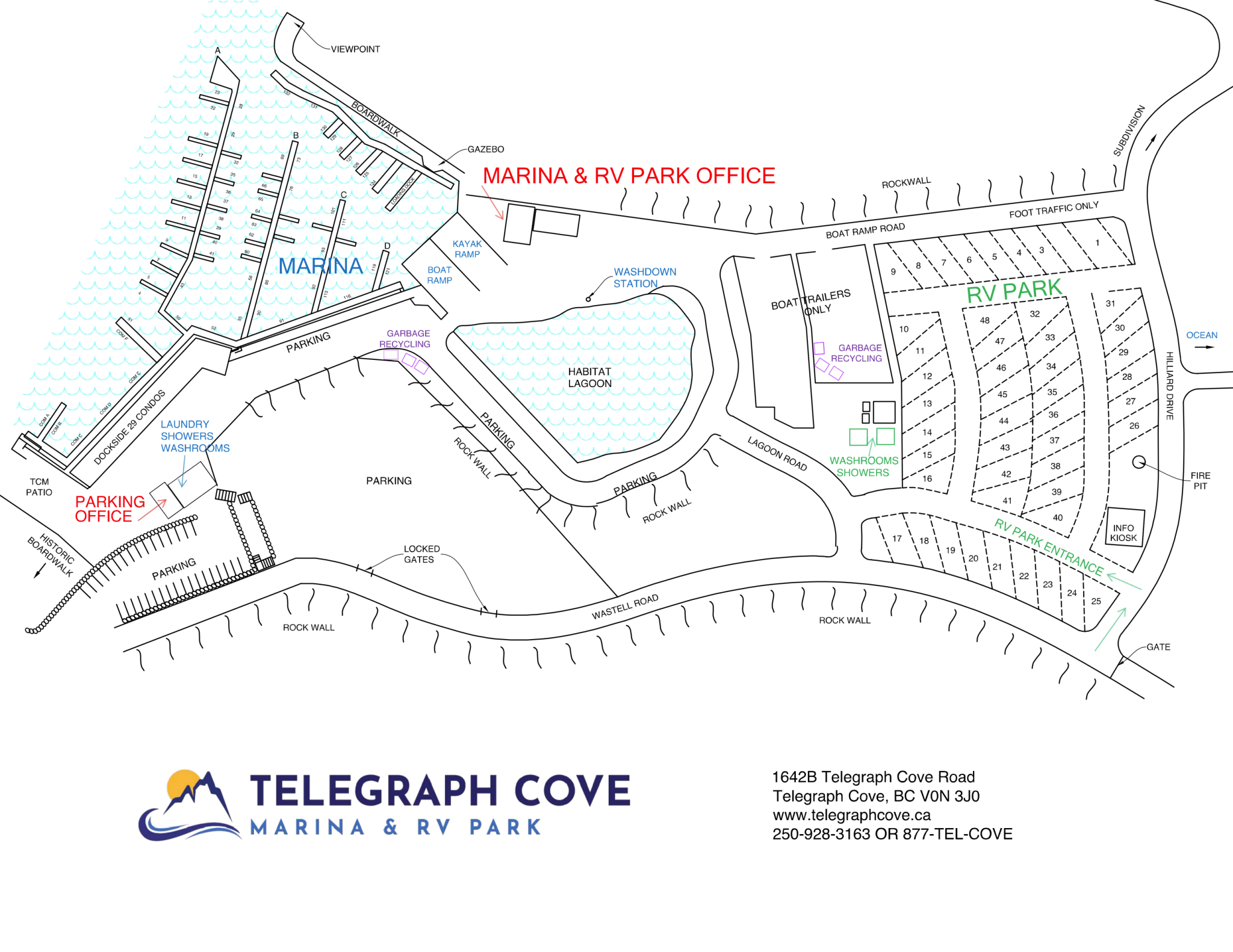 Marina - Telegraph Cove Marina & RV Park